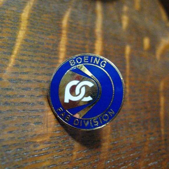 Boeing. | Accessories | Boeing Fab Division Vintage Lapel Pin | Poshmark